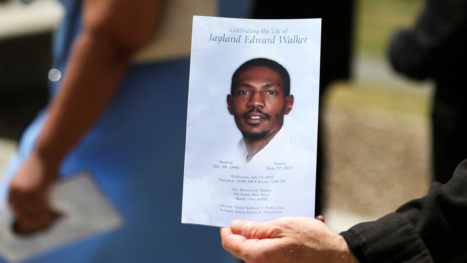 Jayland Walker: Eight police officers who shot unarmed man 46 times ...