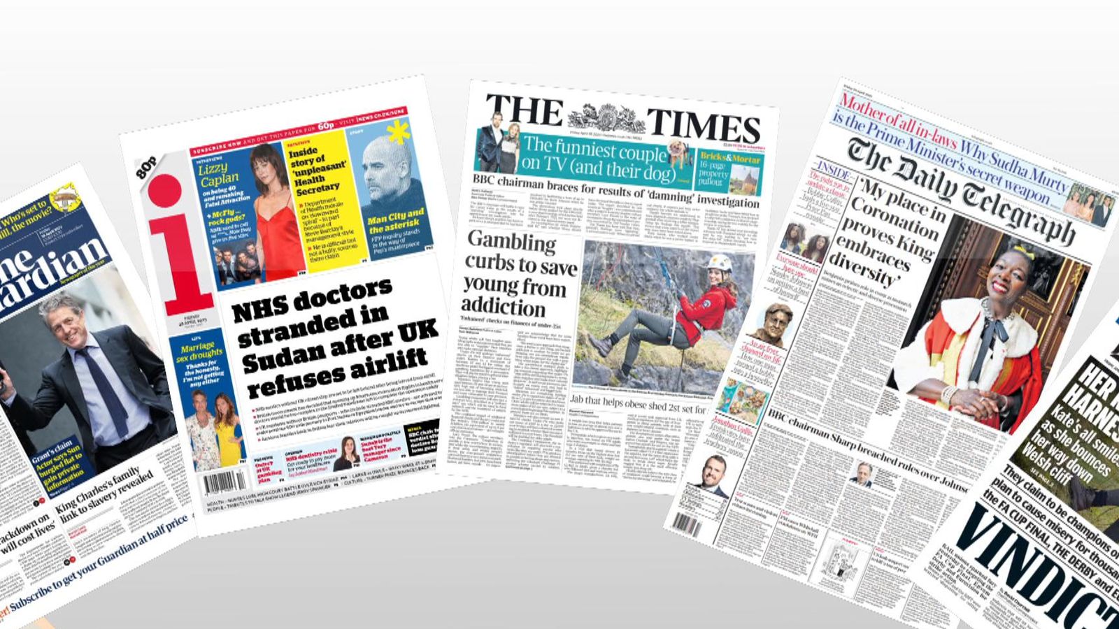 Friday's national newspaper front pages | UK News | Sky News