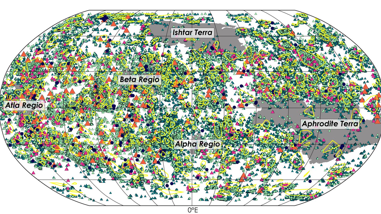 Venus has more volcanoes than we thought - and this map shows where ...