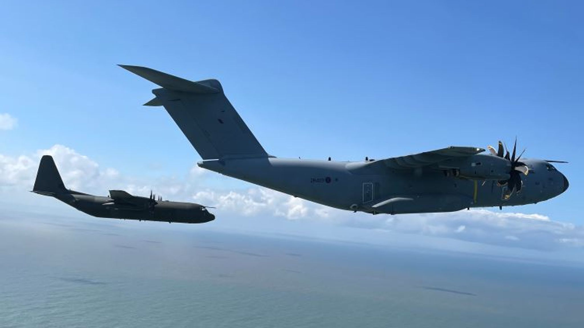 'A feast for the eyes': On board Hercules plane as it rehearses ...