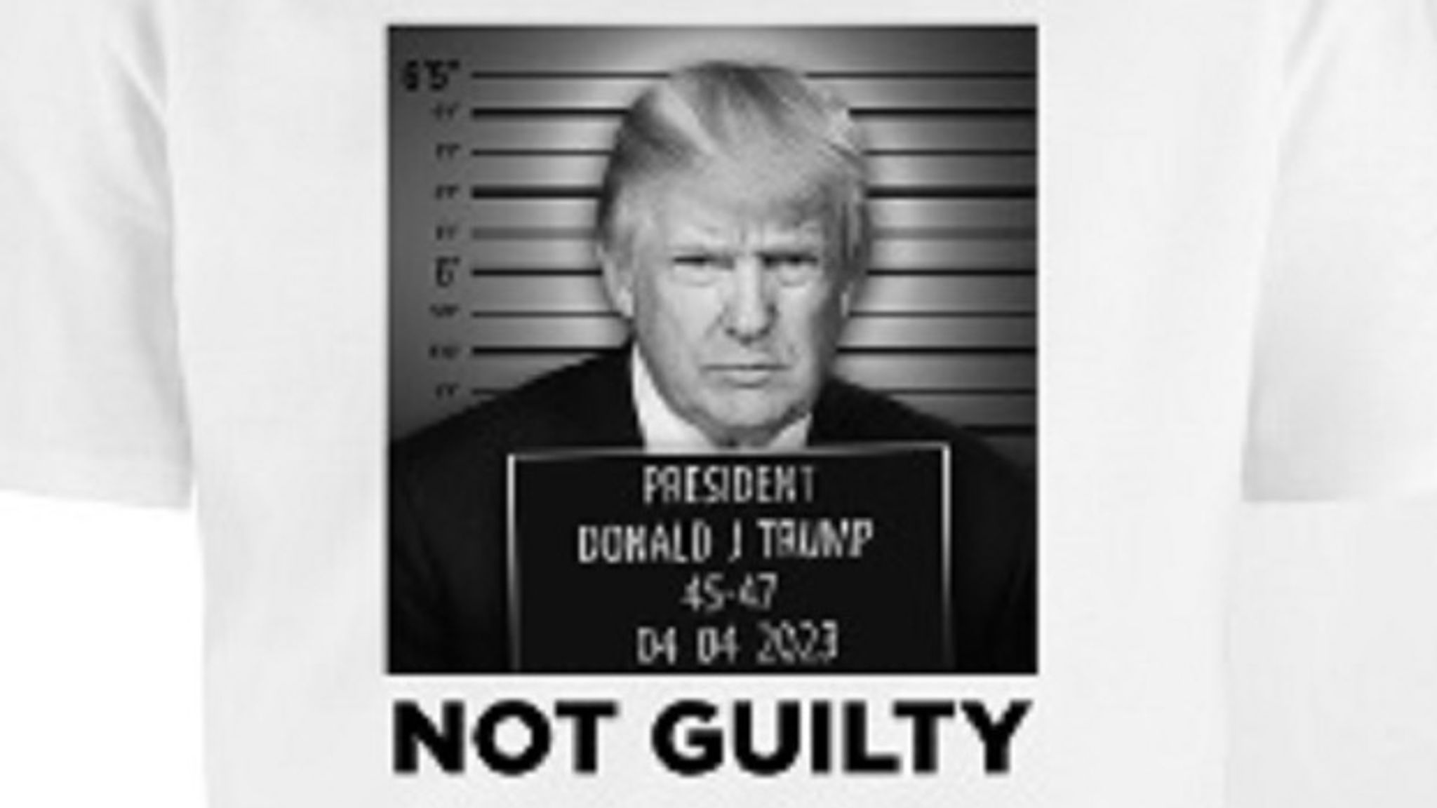 Donald Trump fake mugshot T-shirt goes on sale to raise money for his ...