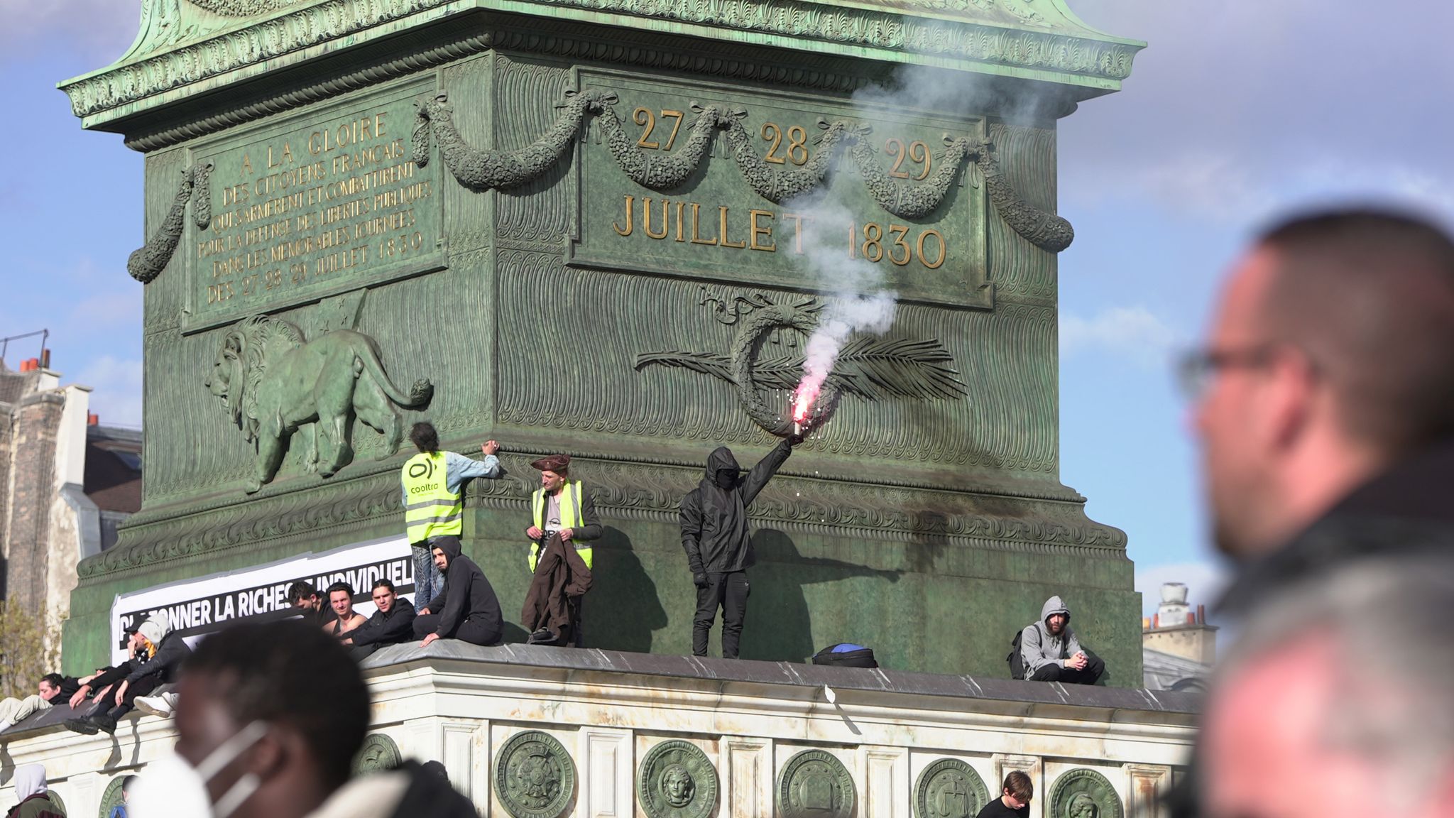 French Protests Reach Climax Ahead Of Ruling On Macrons Controversial Pension Reform Plan