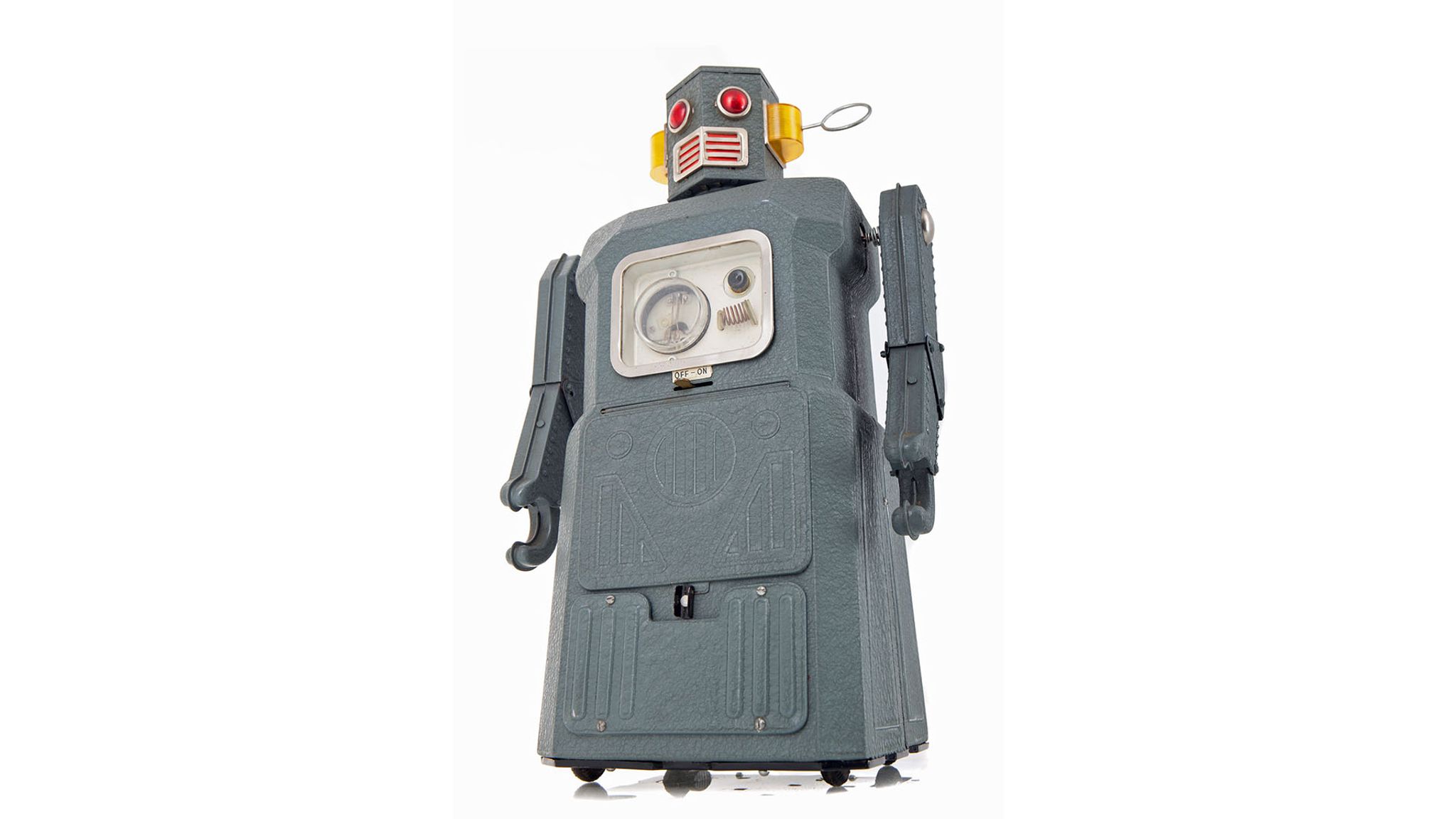 Toy robot left in loft for decades could fetch £10,000 at auction | UK ...