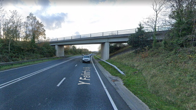 Gwynedd: Woman, 28, killed in four-vehicle crash on A487 bypass | UK News | Sky News