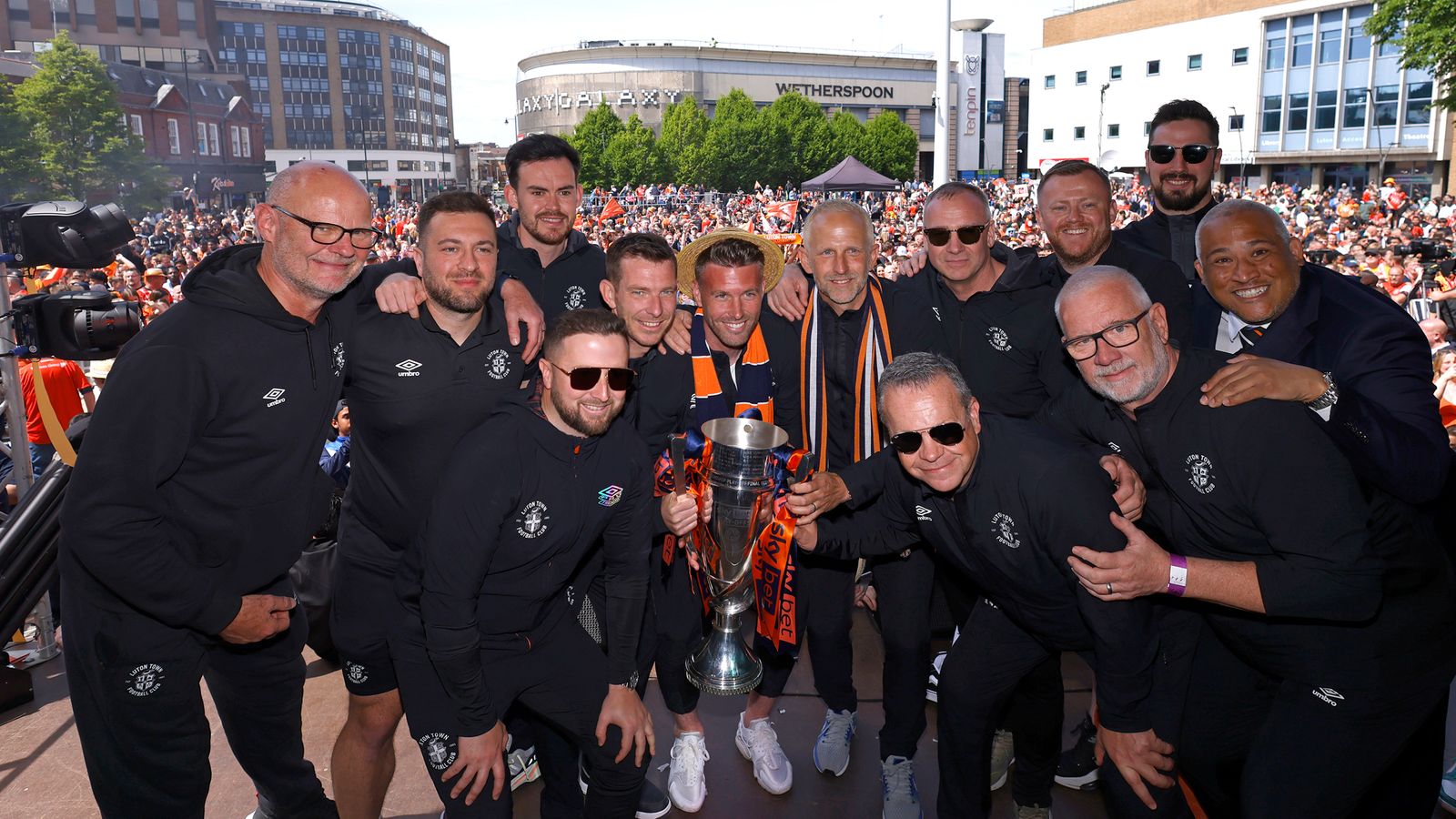 Luton Town fans 'so proud' as they soak up Premier League joy - while ...