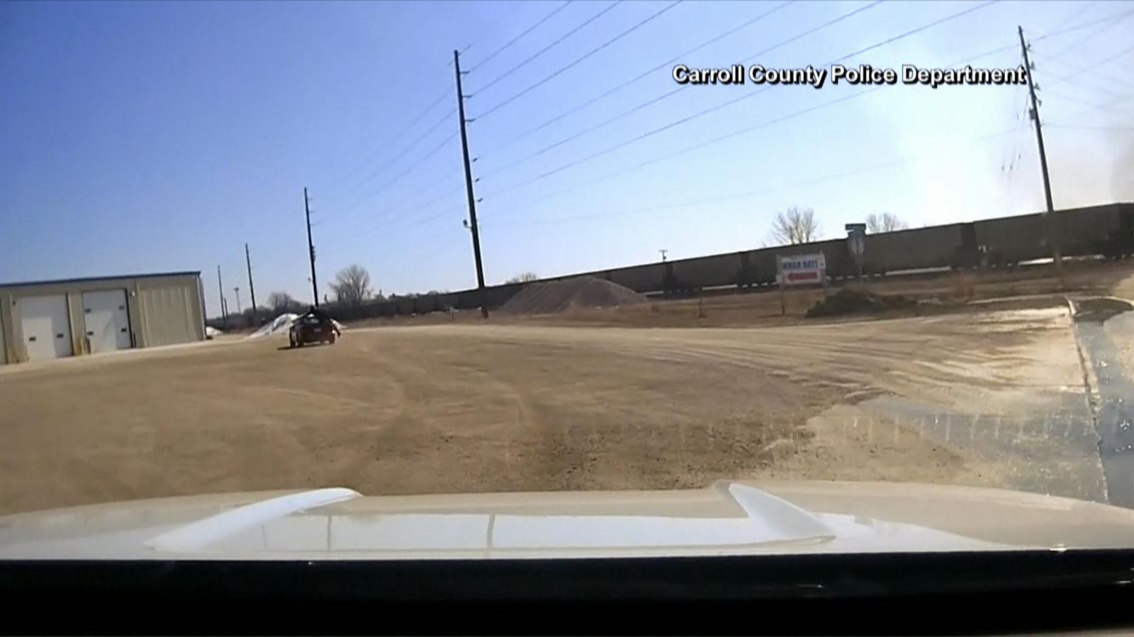 Police officer clings to roof of speeding car in Iowa chase | US News ...