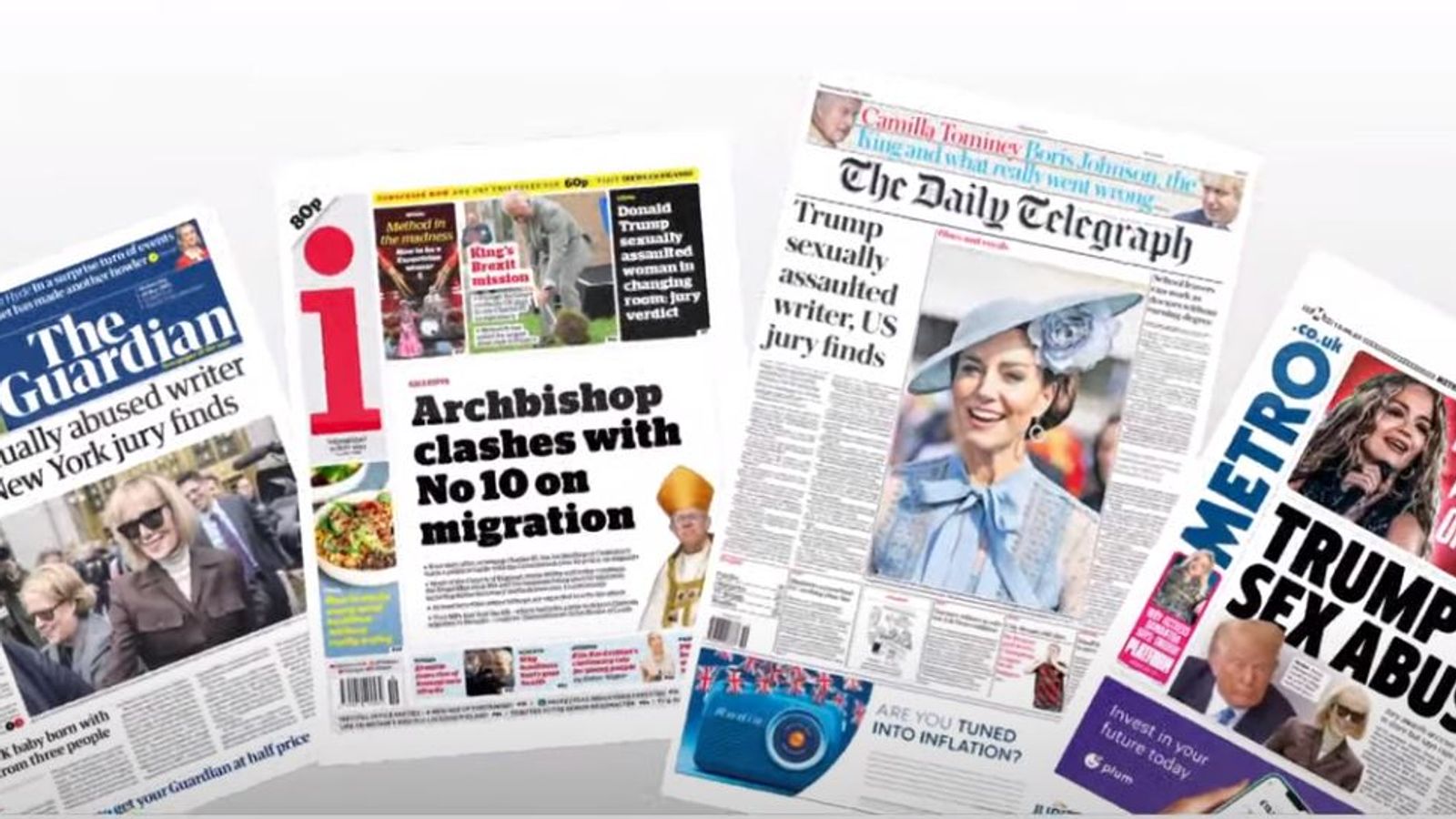 Wednesday's national newspaper front pages | UK News | Sky News