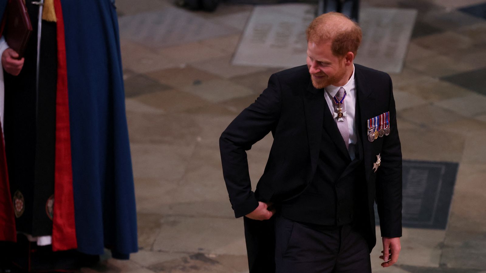 Prince Harry and Prince Andrew sat in same row at King's coronation ...