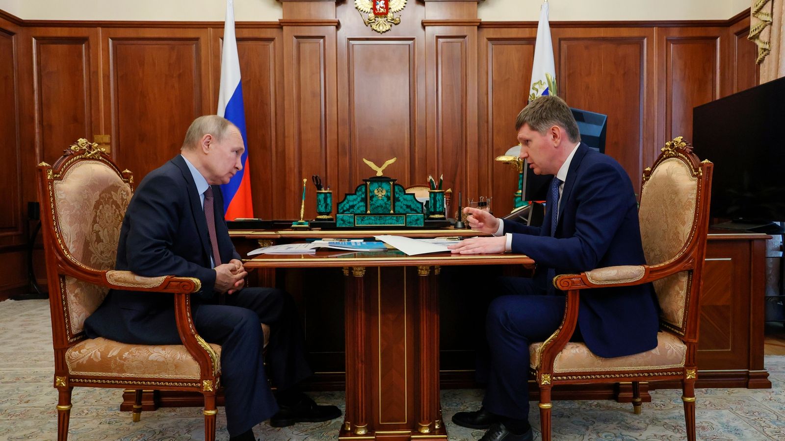 Vladimir Putin seen in Kremlin for first time since 'drone attack ...