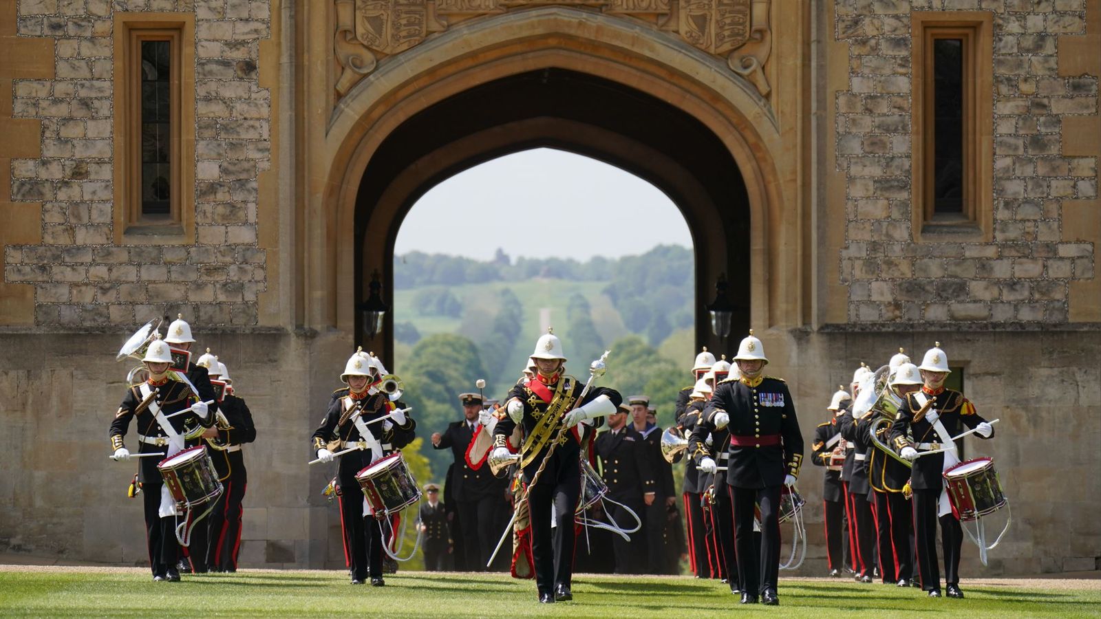 King honours sailors who played role in late Queen's funeral | UK News ...