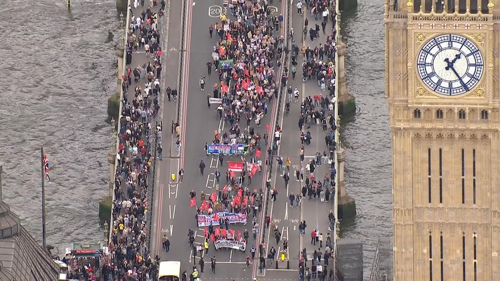 Strikes: May Day march shows support to striking trade unions as 28 ...