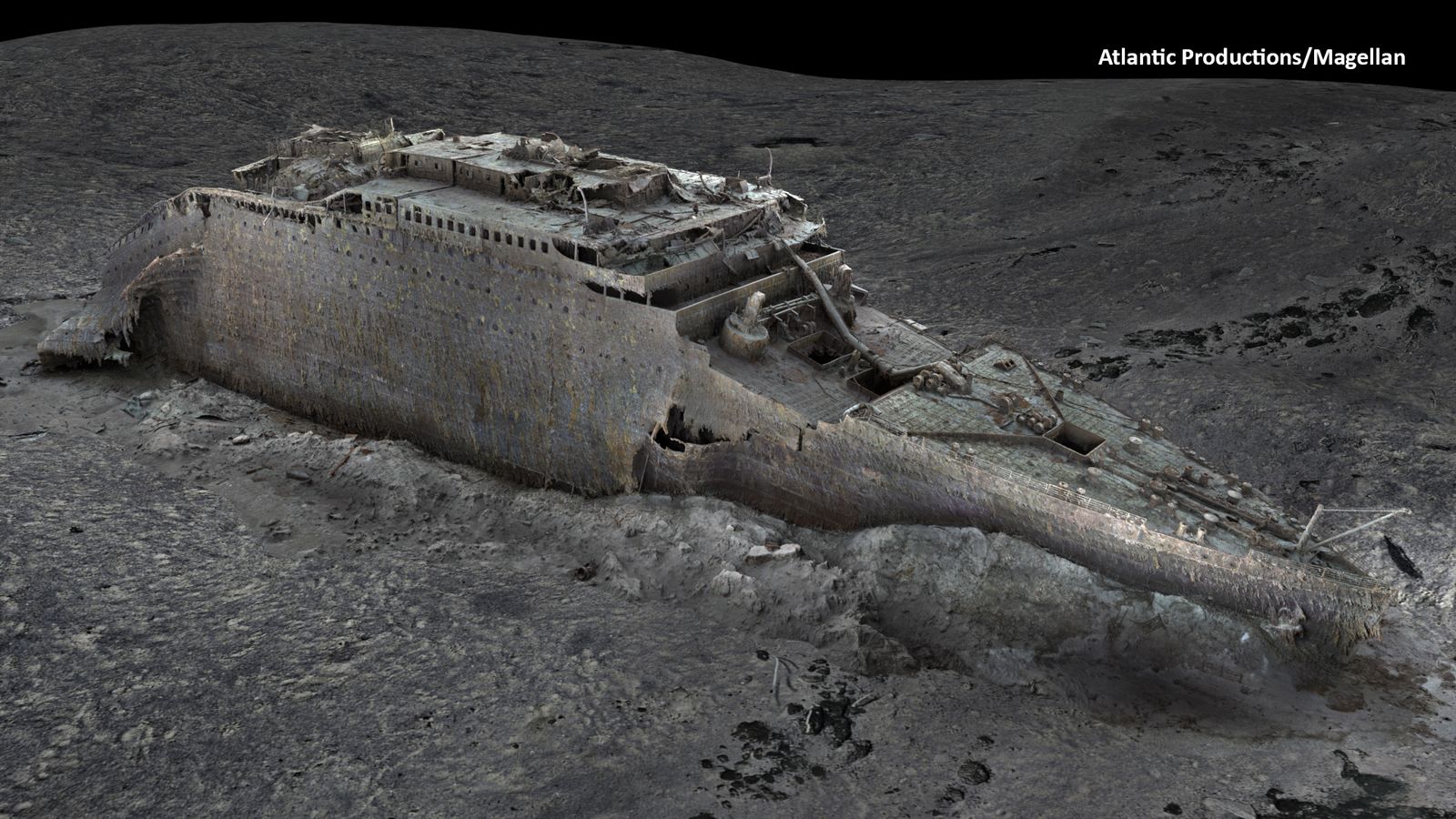 Amazing Digital Scan Of Titanic Reveals Never before seen Wreck UK Amazing Digital Scan Of Titanic Reveals Never before seen Wreck UK