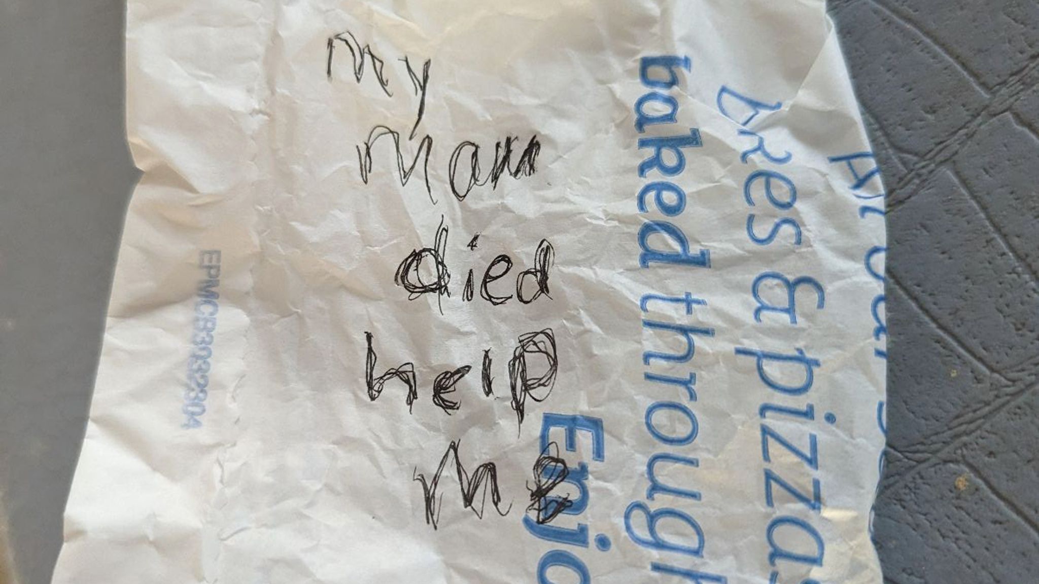 Babak Belurs: 'My mam died - help me': Greggs bag message found with ...