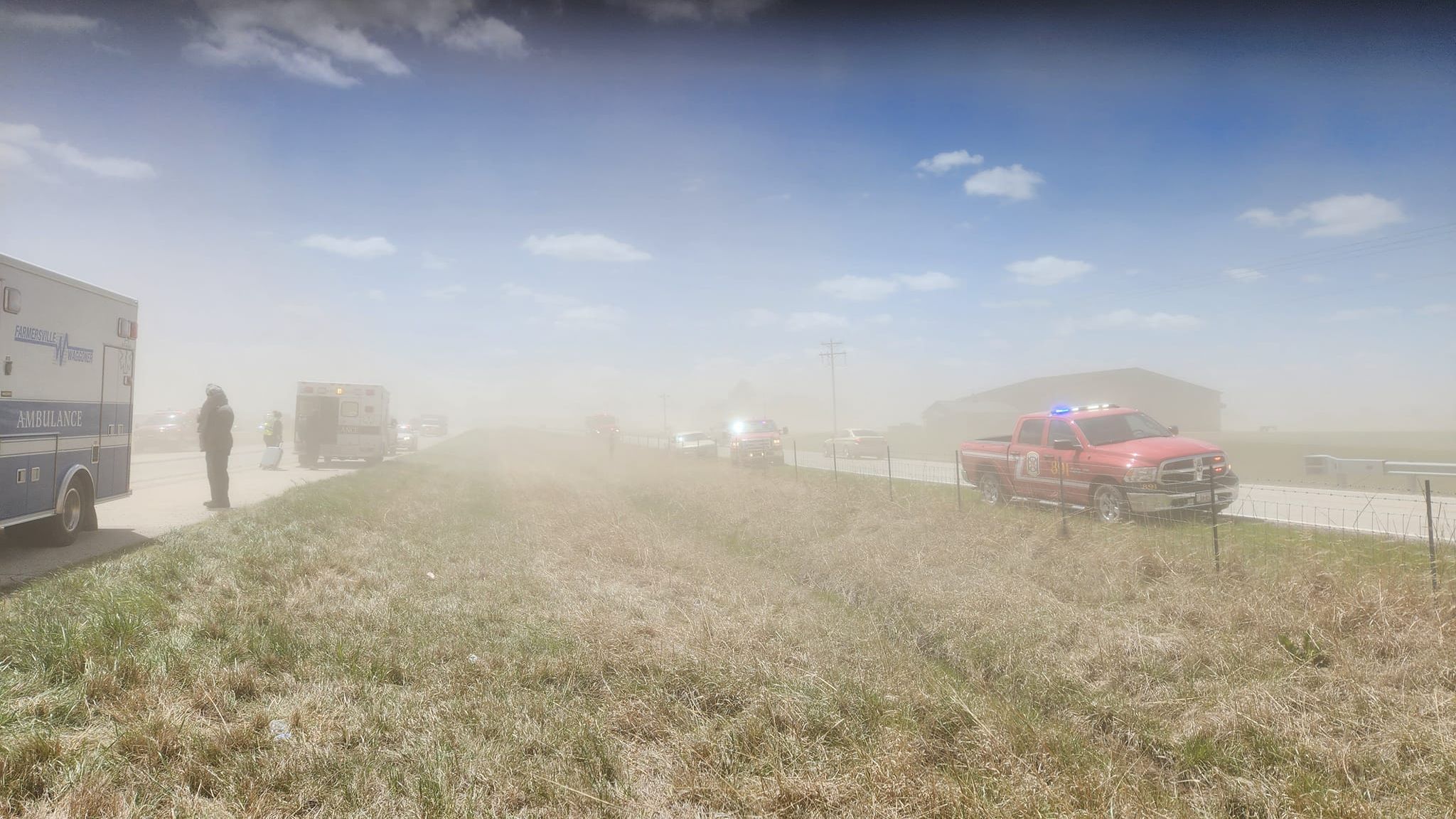 At least six killed and dozens wounded in car crashes during dust storm ...