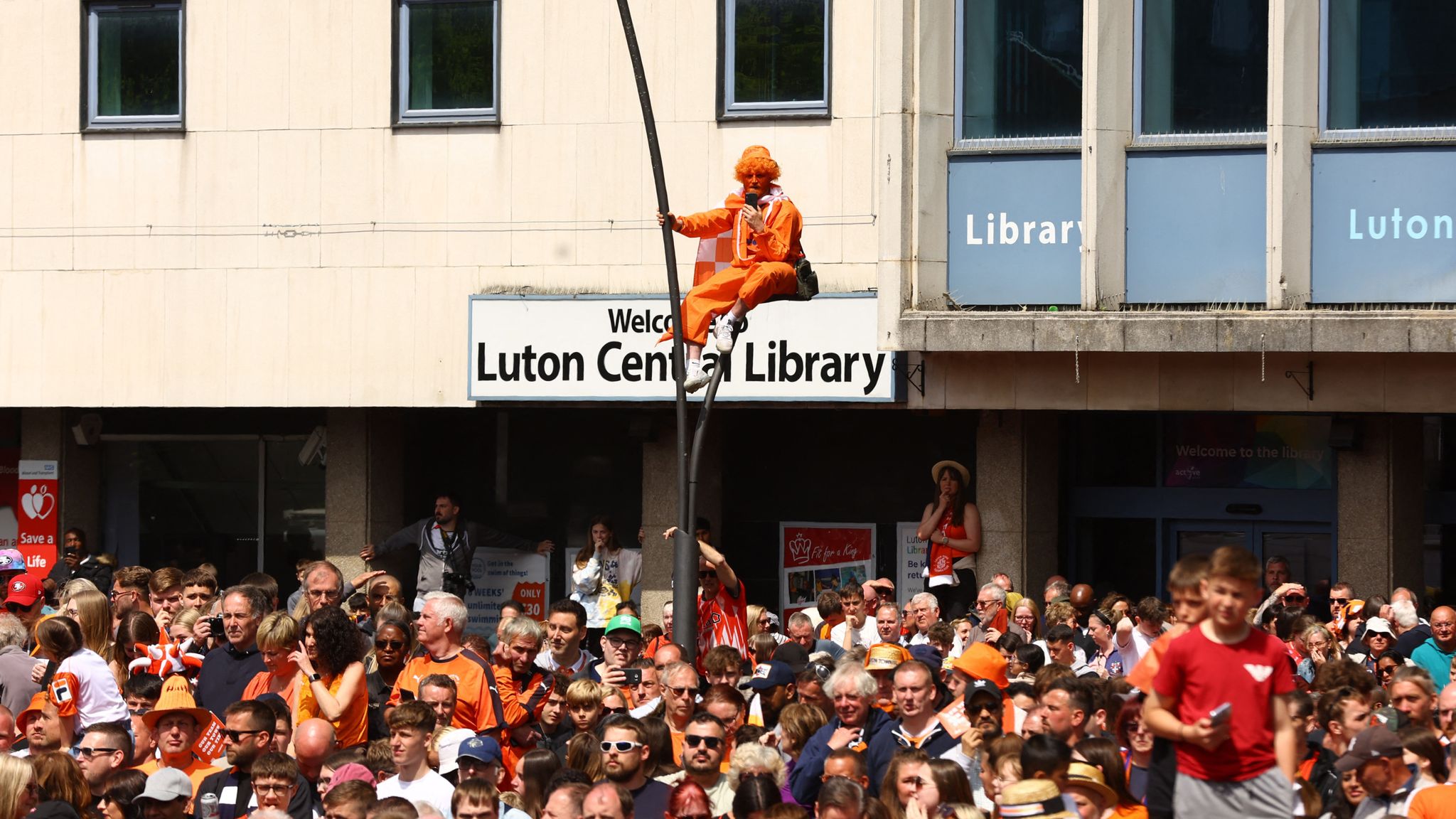 Luton Town fans 'so proud' as they soak up Premier League joy - while ...