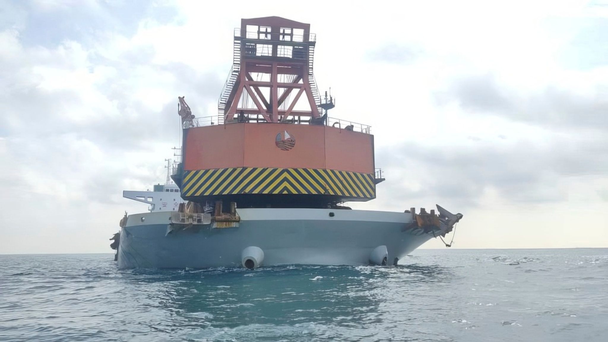 Chinese-registered ship detained on suspicion of looting wreckages of ...