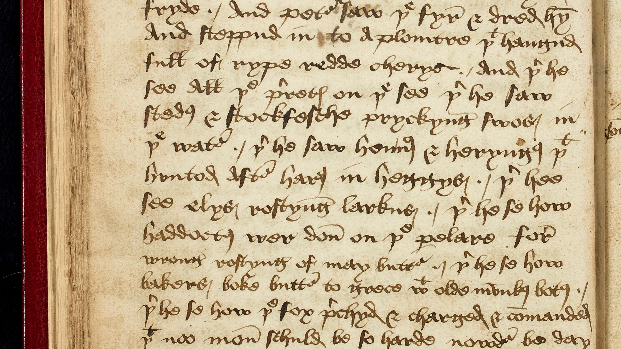 Rare 15th century manuscript contains comedy performance 'similar to ...