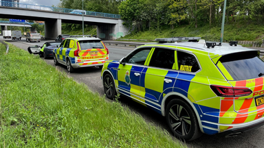 Porsche courtesy car spotted by police racing a BMW at more than 140mph ...