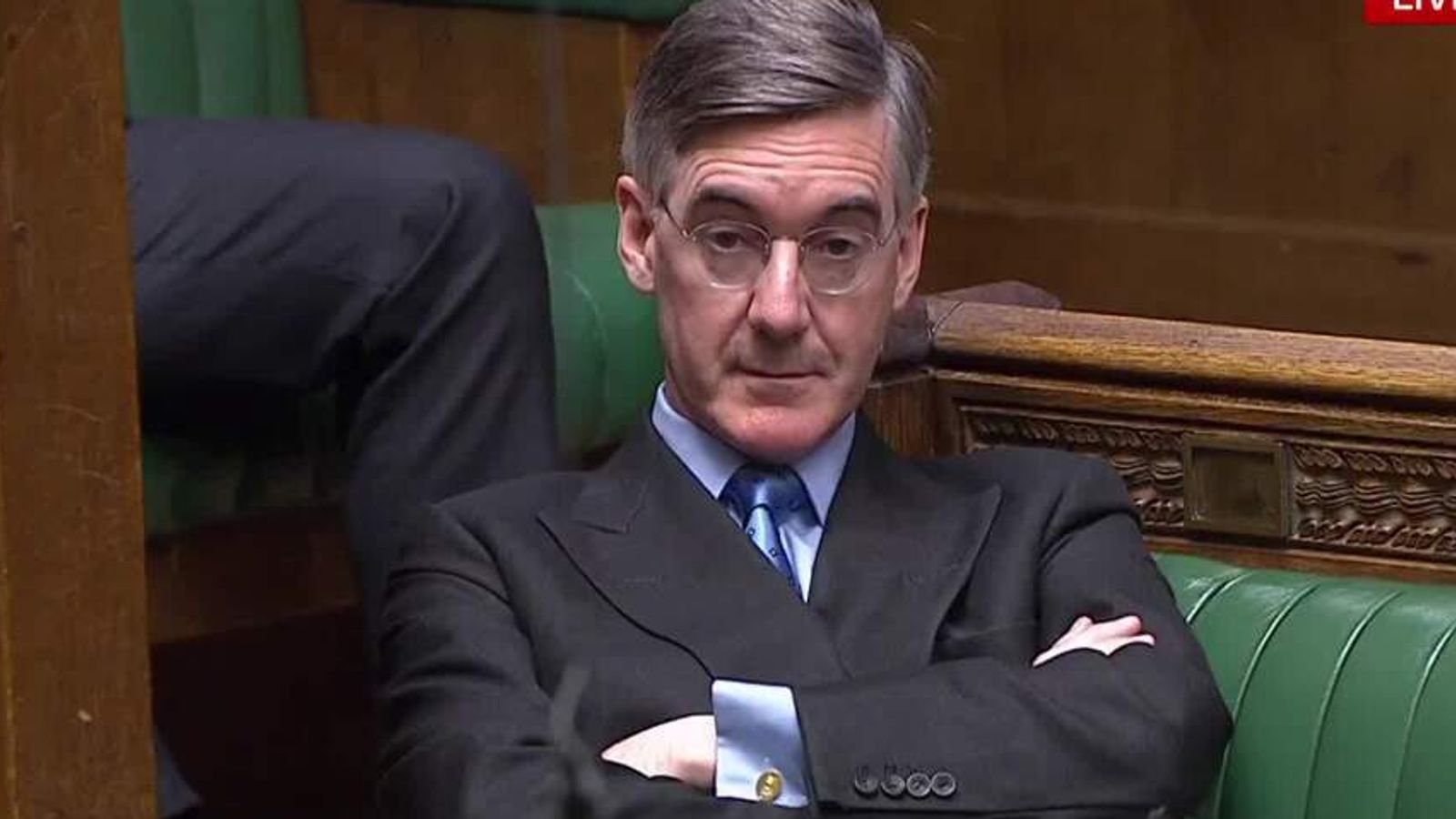 'I think that's a mic-drop Jacob Rees-Mogg' is heard during debate on ...