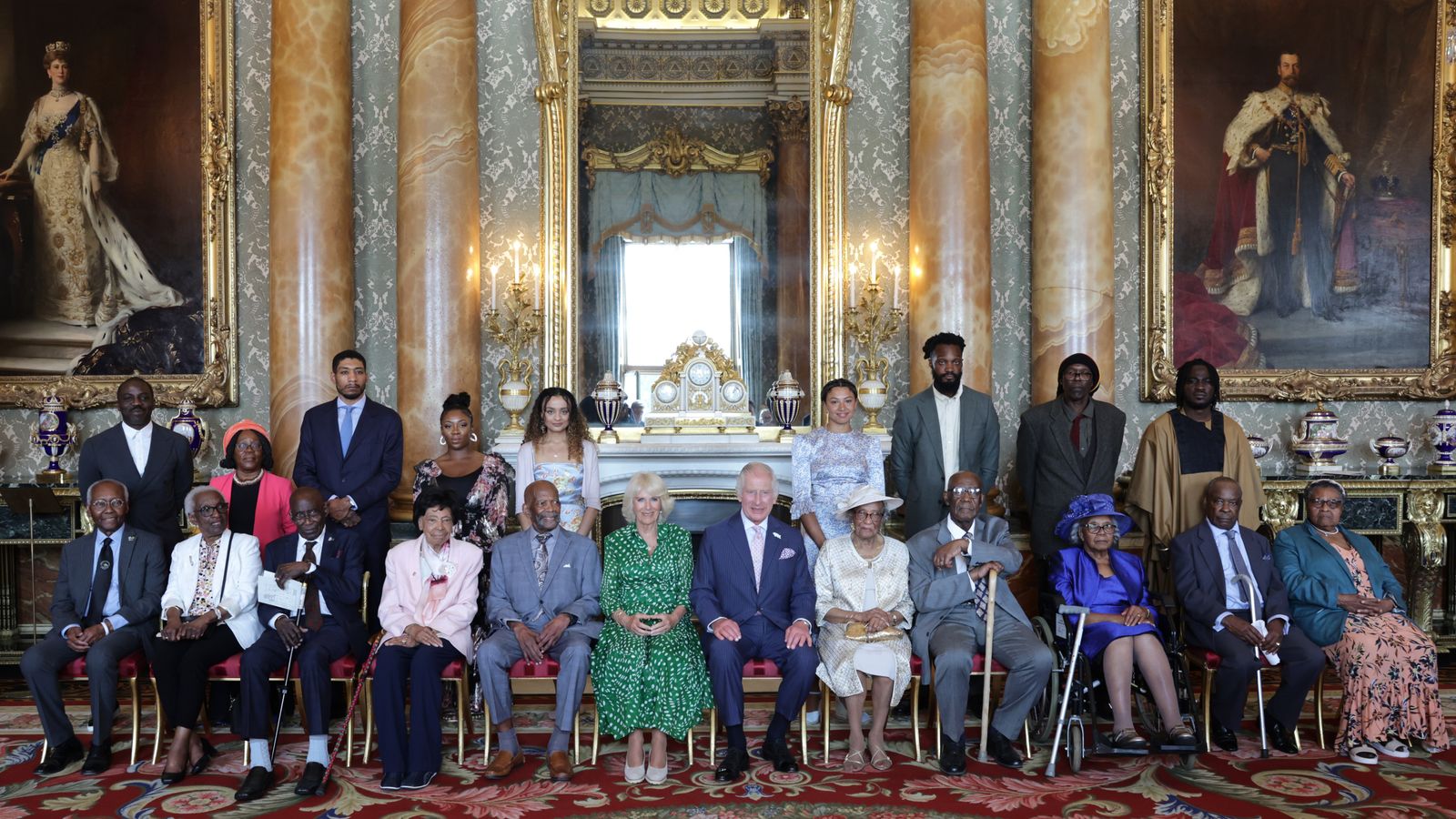 'Remarkable legacy' - King honours Windrush generation with portraits ...