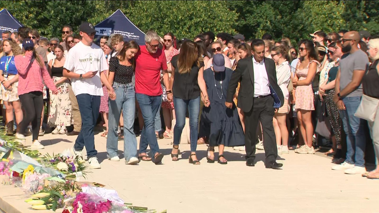 Nottingham attacks: Vigil held for university student victims | News UK ...