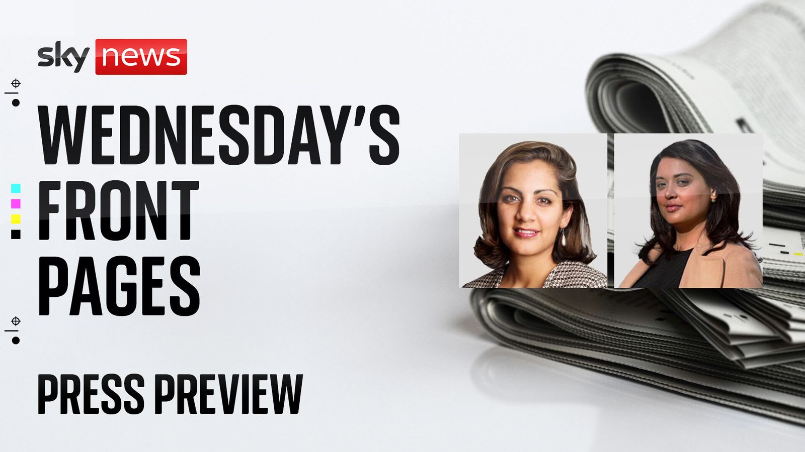 Press Preview: Wednesday's papers | News UK Video News | Sky News