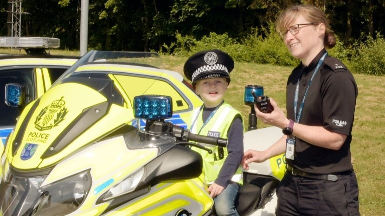 Birthday surprise for boy recruited by Glenrothes police to find 'lost ...