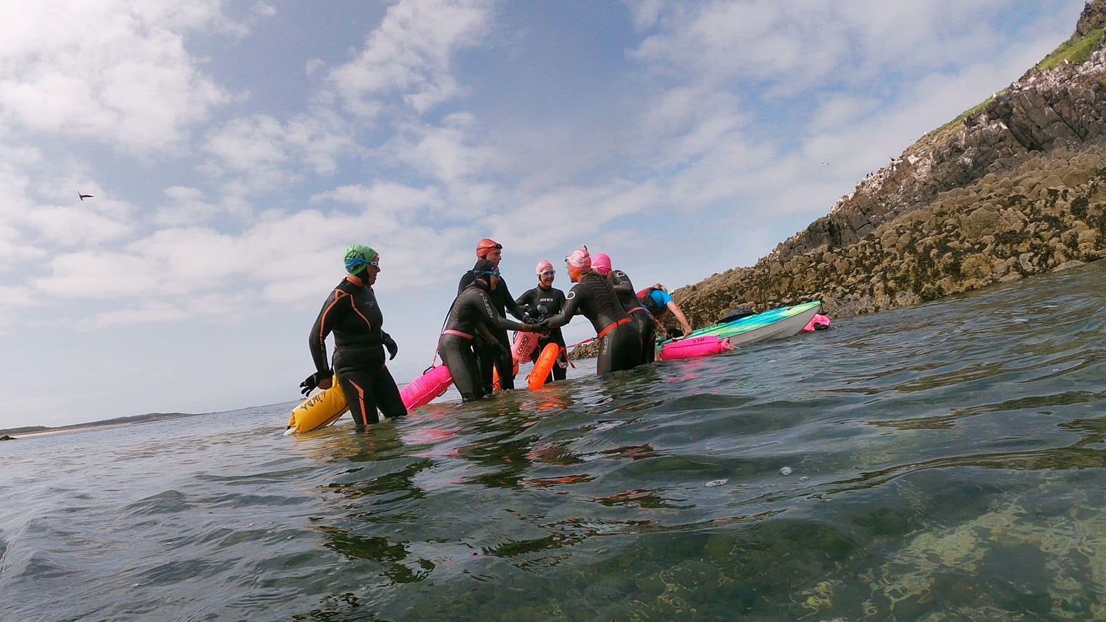 Uri Geller thanks brave swimmers for collecting rock from his 'mystic ...