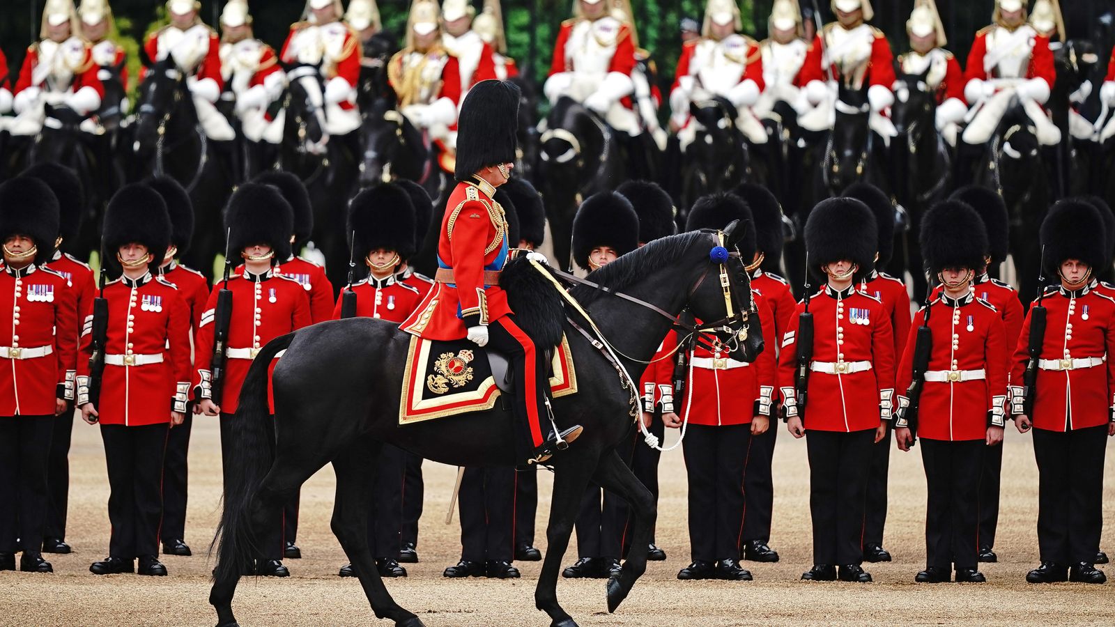 Trooping the Colour: King joined by royals for his first Trooping the ...