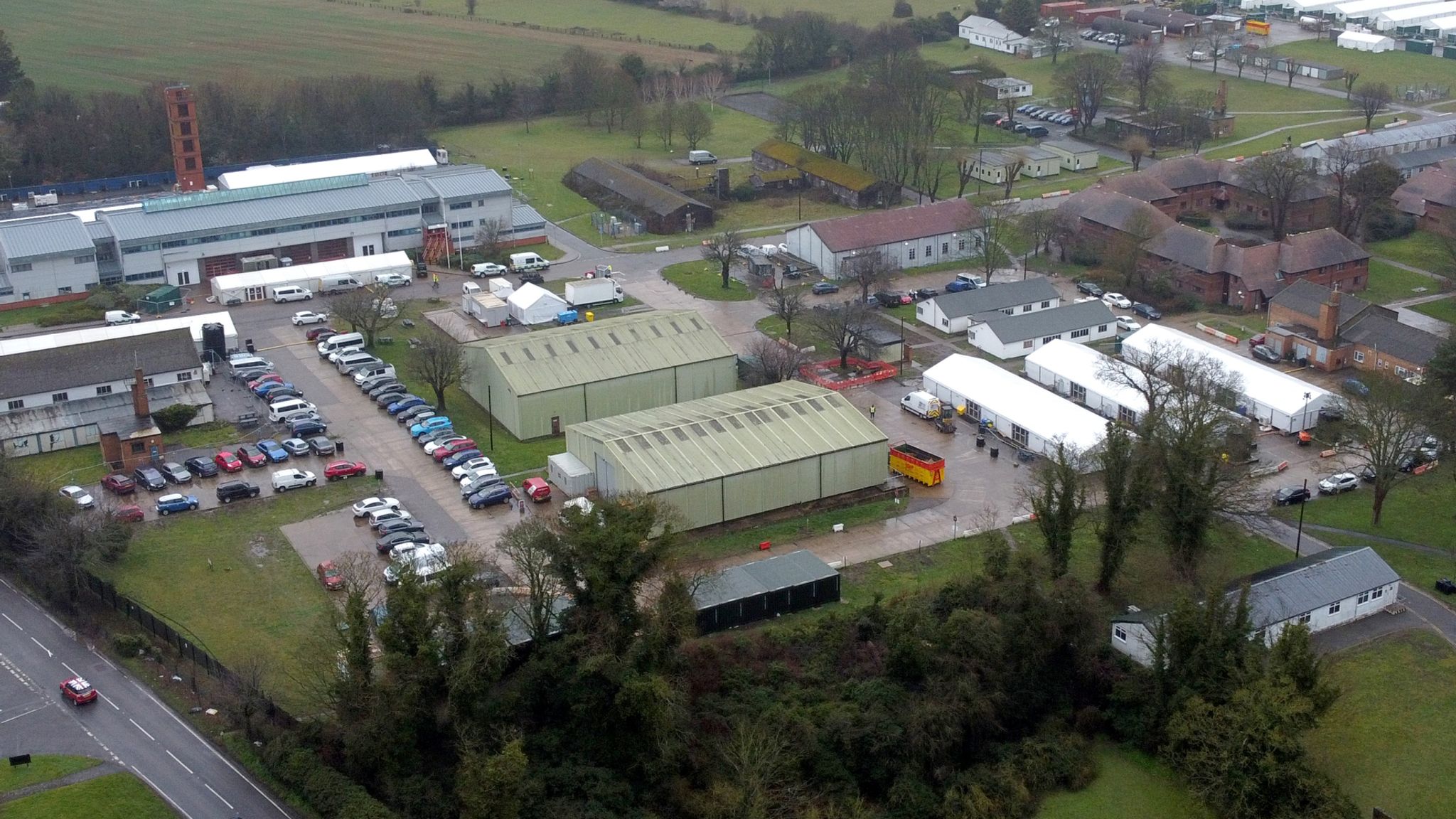Manston: Migrant processing facility in Kent faces being overwhelmed ...