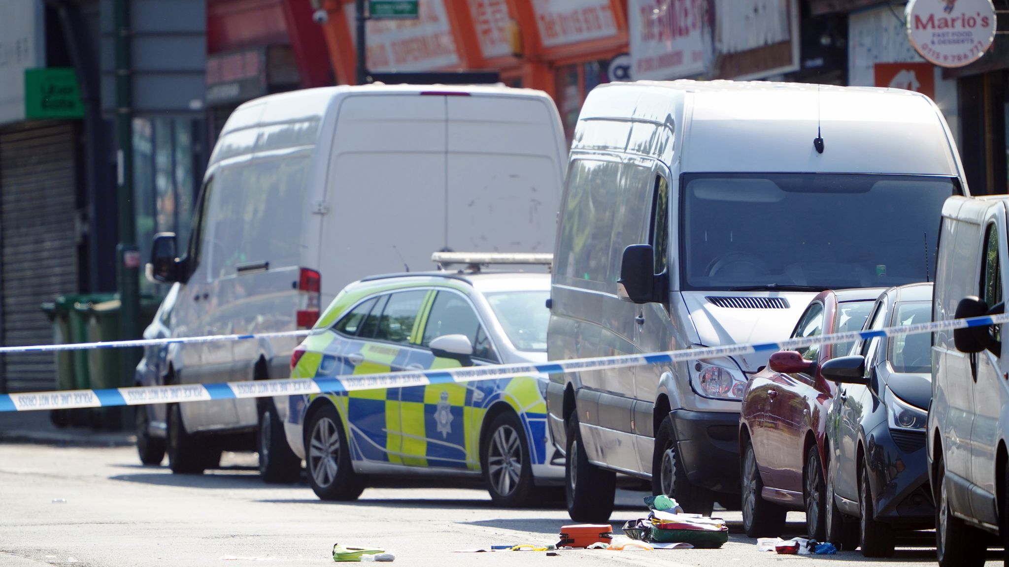 Nottingham attacks: Witness heard 'bang' and 'scream' as van hit people ...
