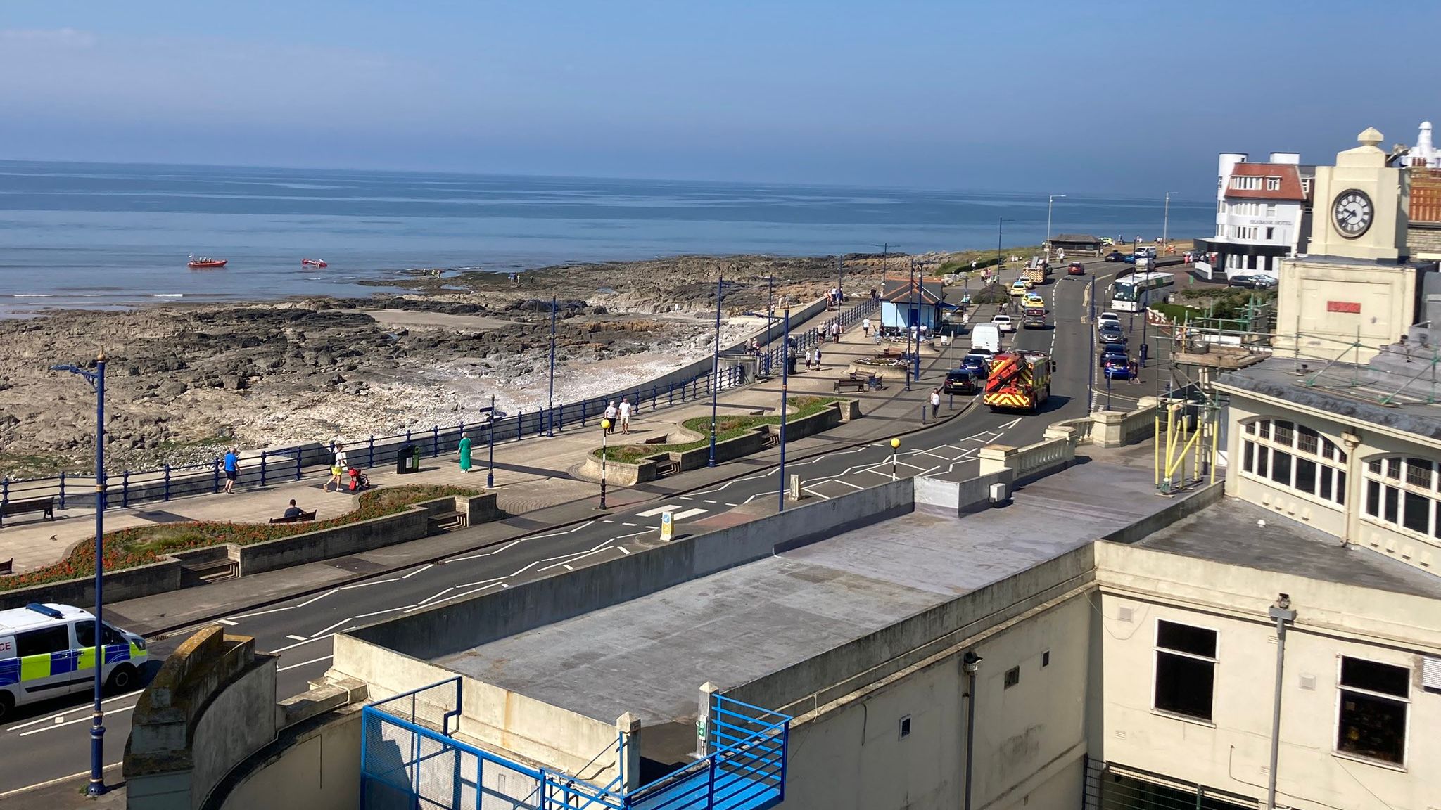 Light aircraft 'crash lands' on beach in Porthcawl | UK News | Sky News