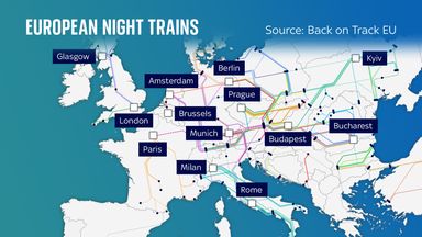 The new generation of night trains snaking their way across Europe ...