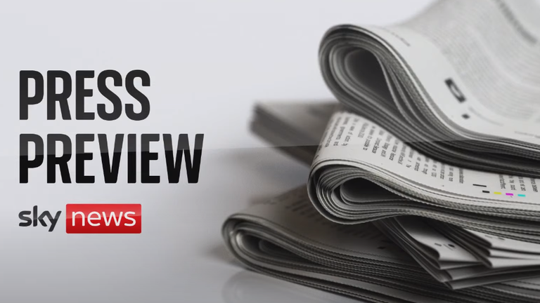 Press Preview: Monday's papers | News UK Video News | Sky News