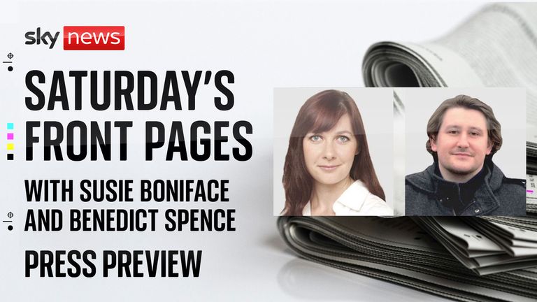 Press Preview: Saturday's Papers | News UK Video News | Sky News