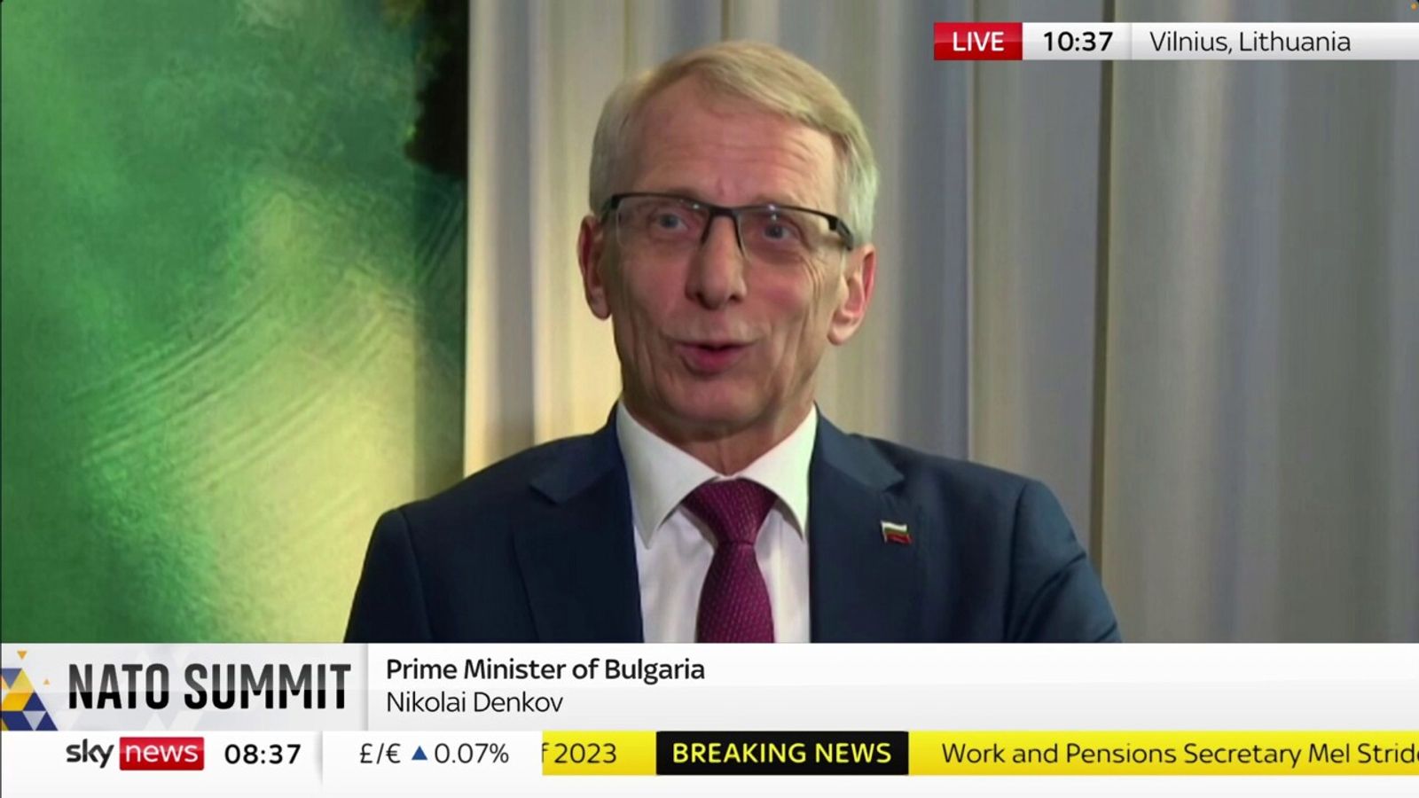 NATO summit: Nikolai Denkov shares his views on cluster bombs | World ...