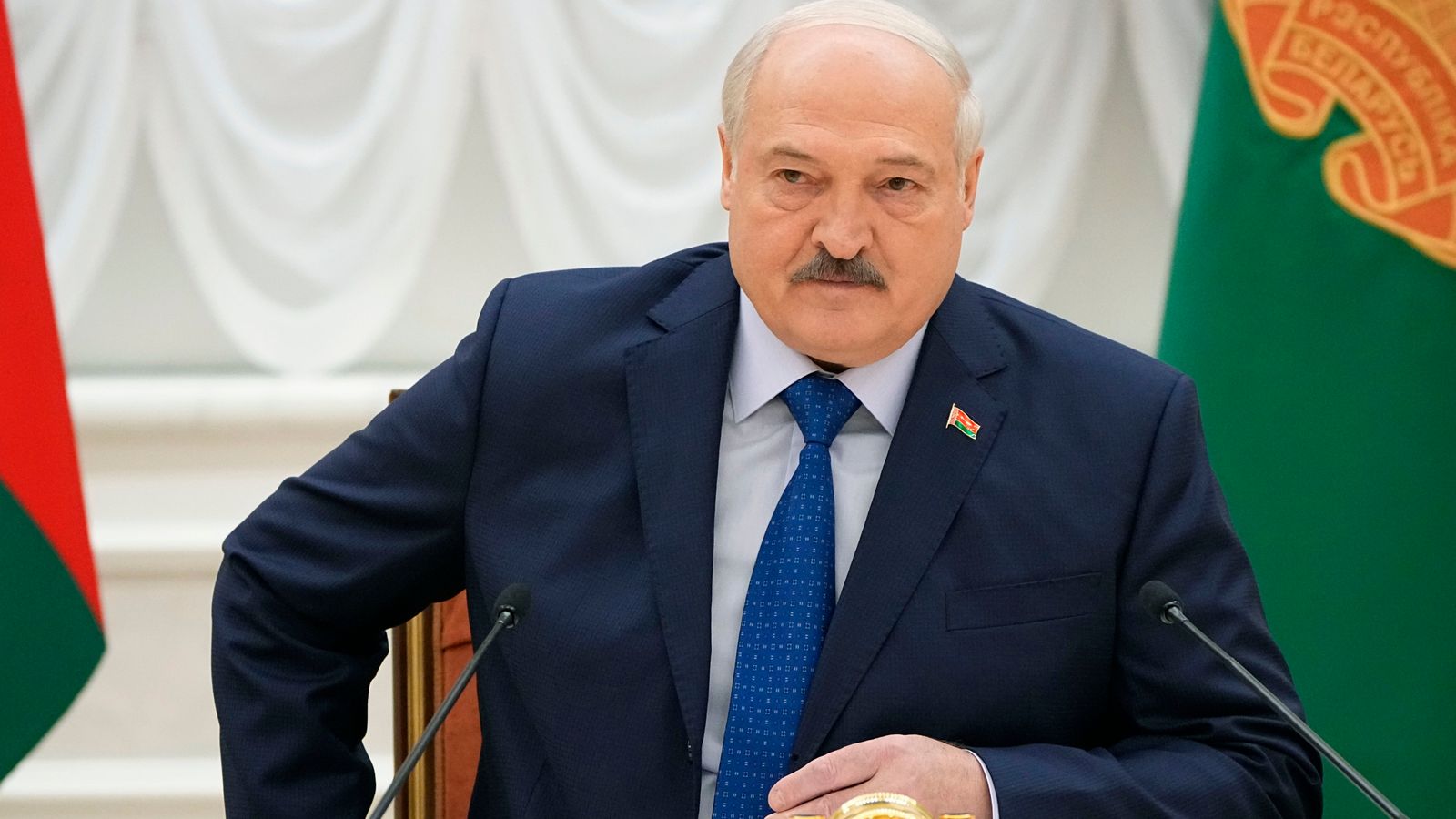 Inside his grand palace, Lukashenko speaks out on Putin, Prigozhin and ...