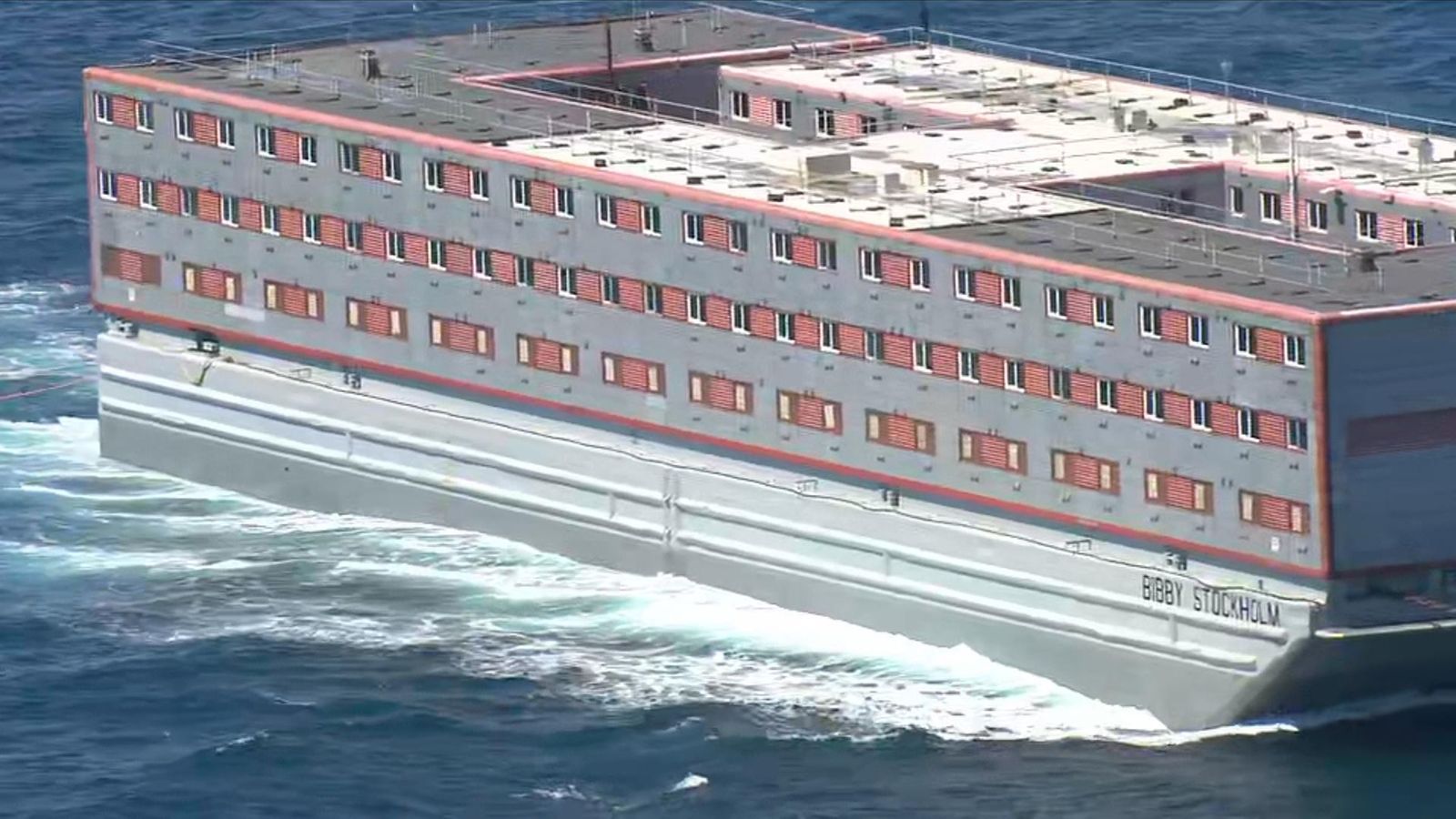 Bibby Stockholm: Barge set to house asylum seekers on its way to Dorset | UK News | Sky News