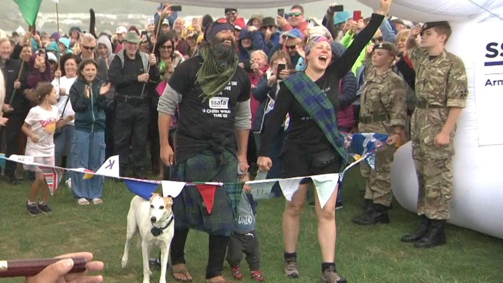 Former paratrooper finishes six-year charity walk along UK coastline ...