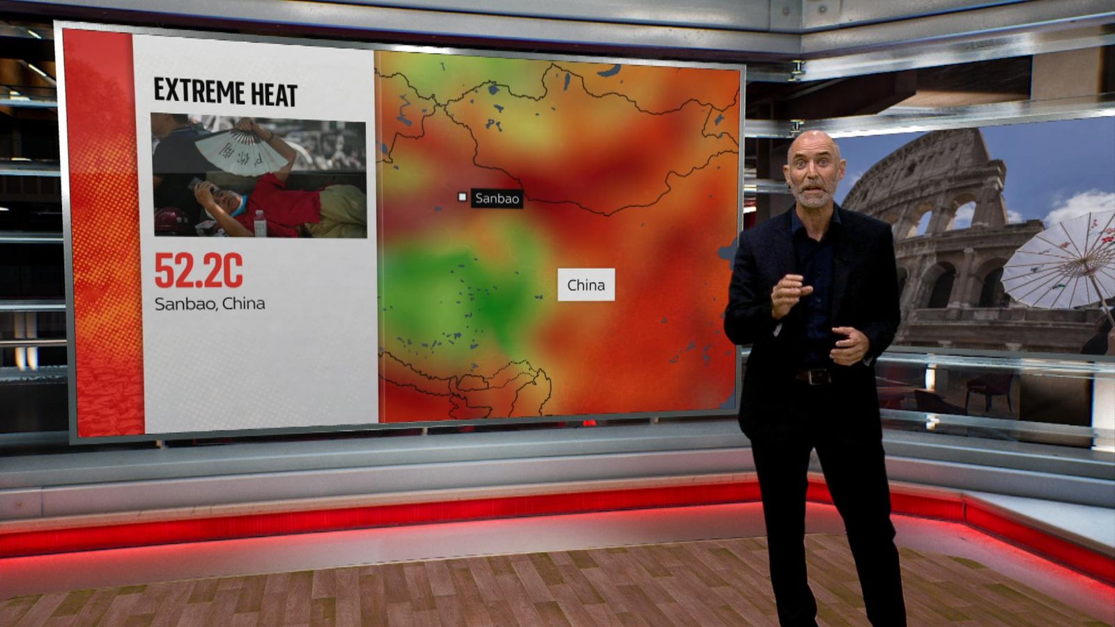 Climate change: World hit by several brutal heatwaves | Sky News