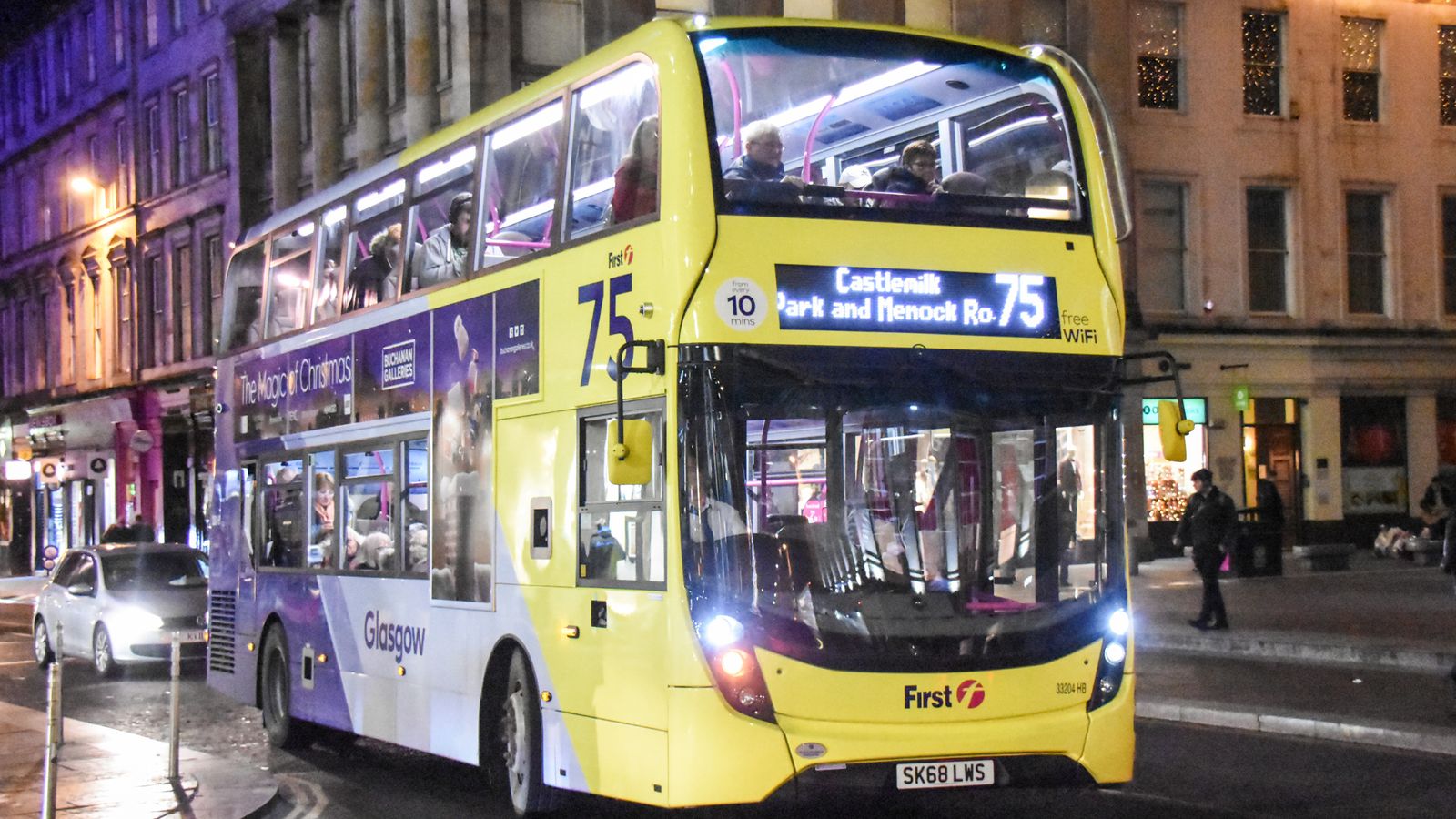 First Glasgow To End Night Bus Services Due To Low Passenger Numbers First Glasgow To End Night Bus Services Due To Low Passenger Numbers