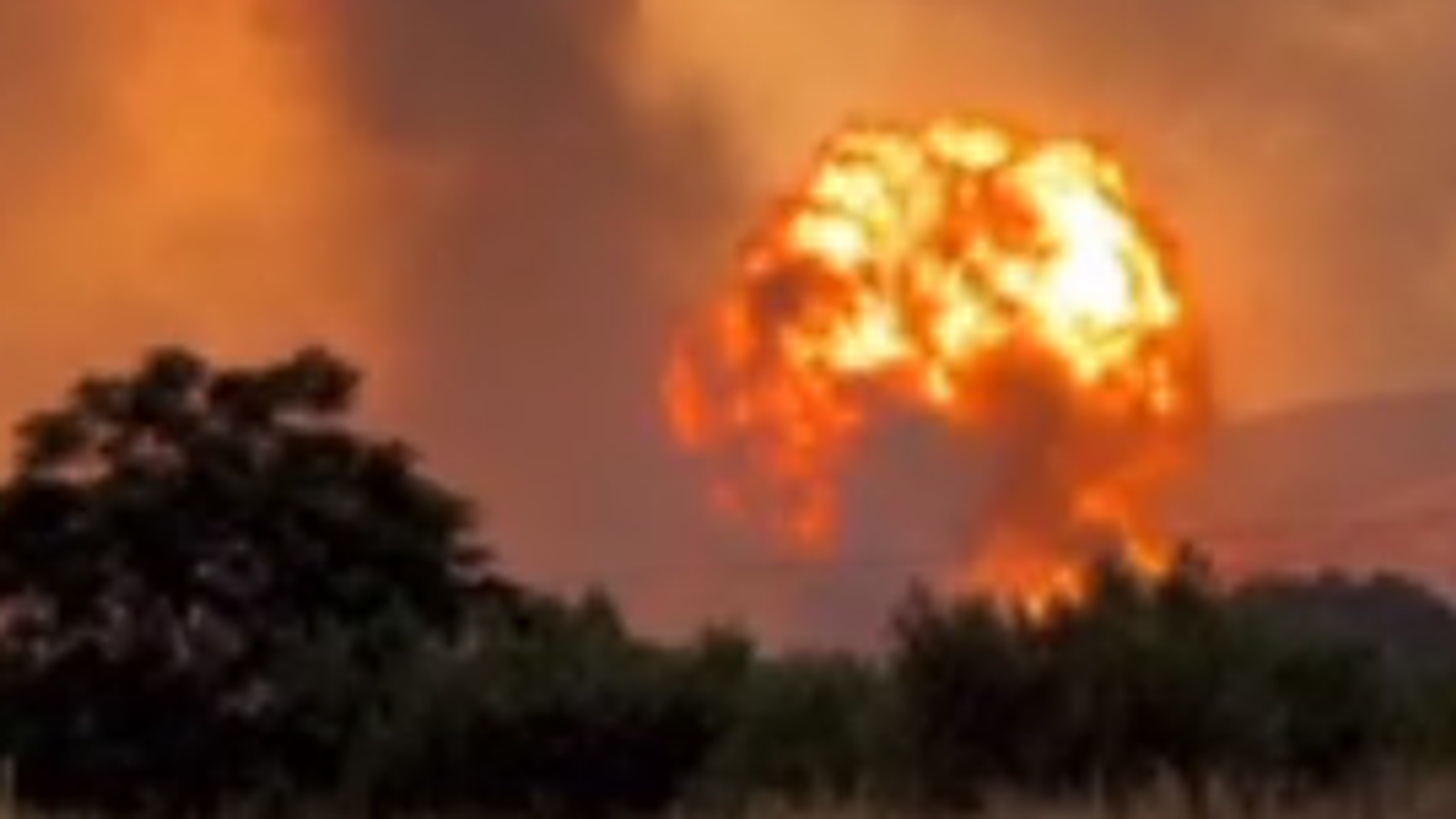 Greece: Wildfire causes explosions at air force ammunition depot in Nea ...