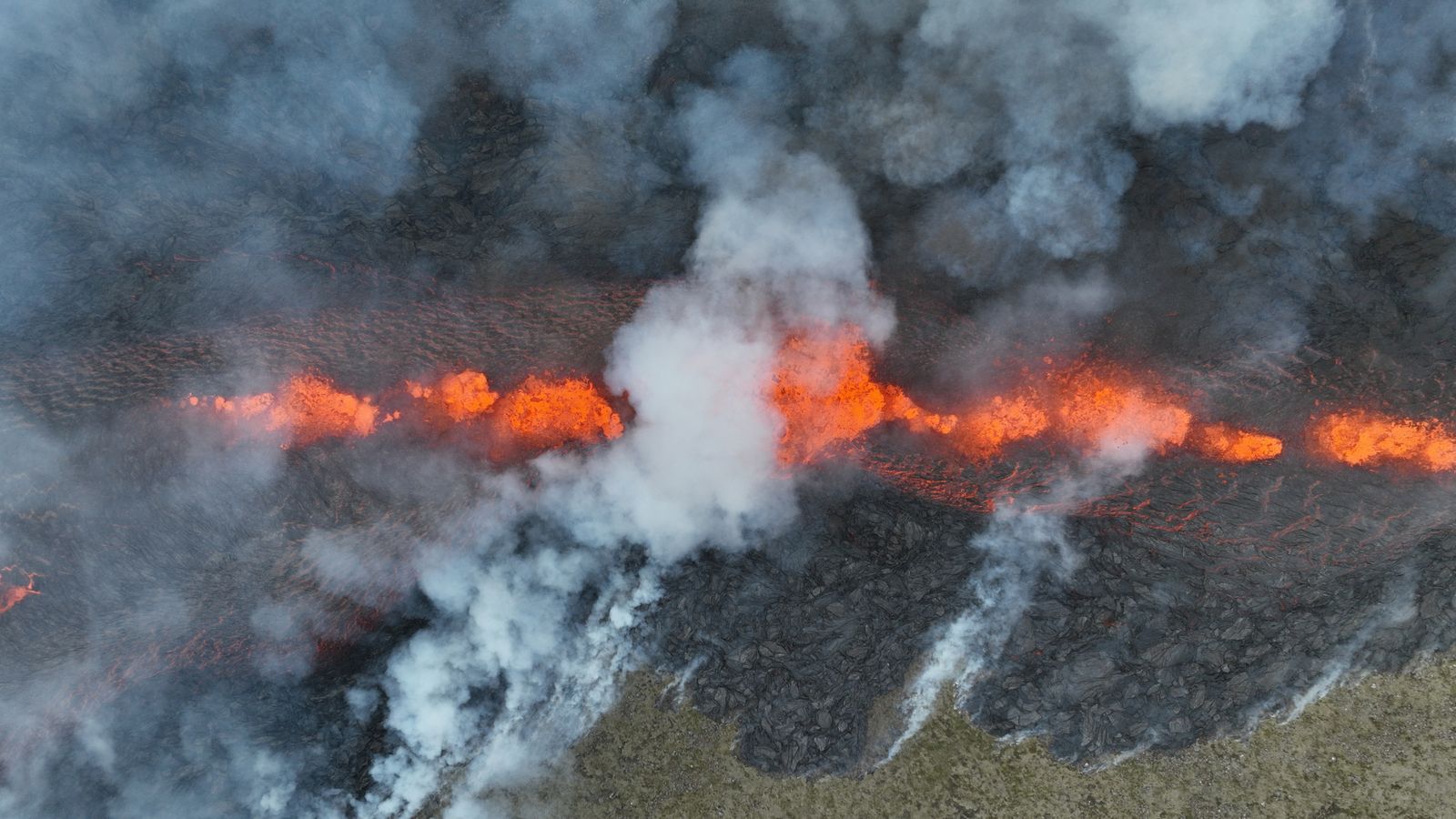 Volcano near Iceland's capital erupts for the second time in a year ...