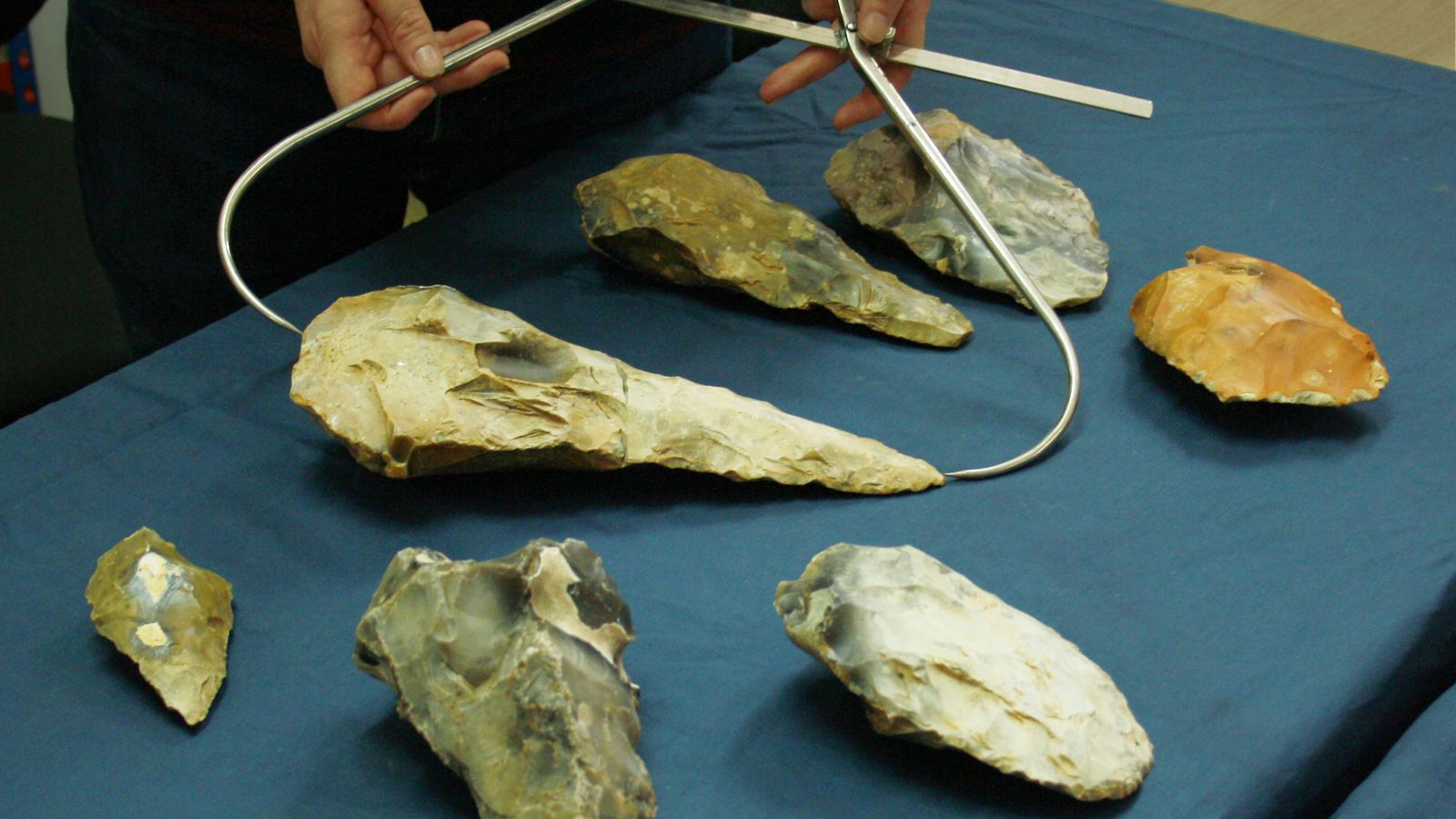 One of 'longest ever' ancient hand axes in UK found during ...