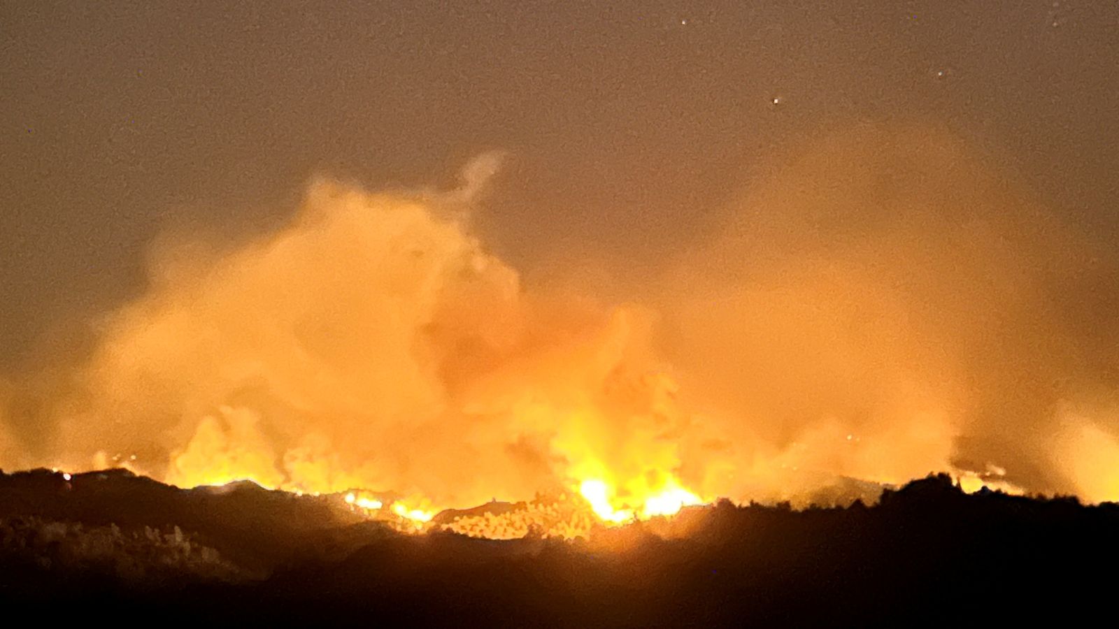 Pictures show the terror of wildfires in Greece, Rhodes and Corfu: 'The ...