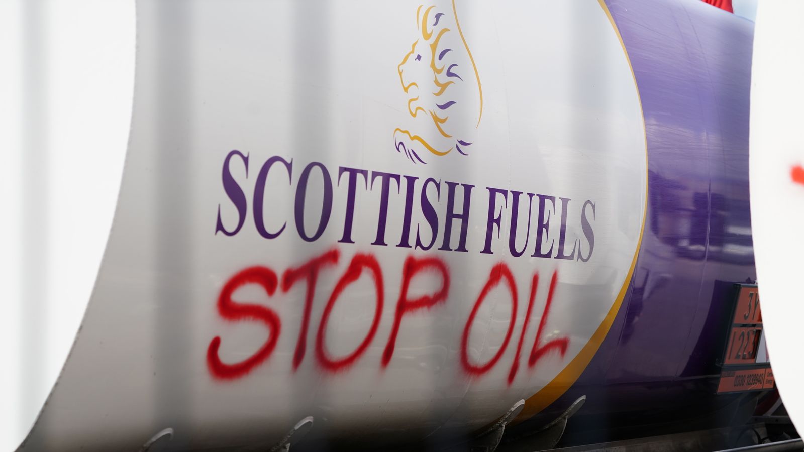 This is Rigged climate protesters block gates to Scottish oil sites ...