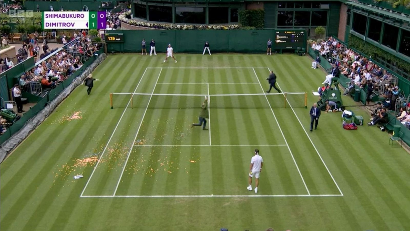 Wimbledon: Just Stop Oil protesters halt play twice as home secretary ...