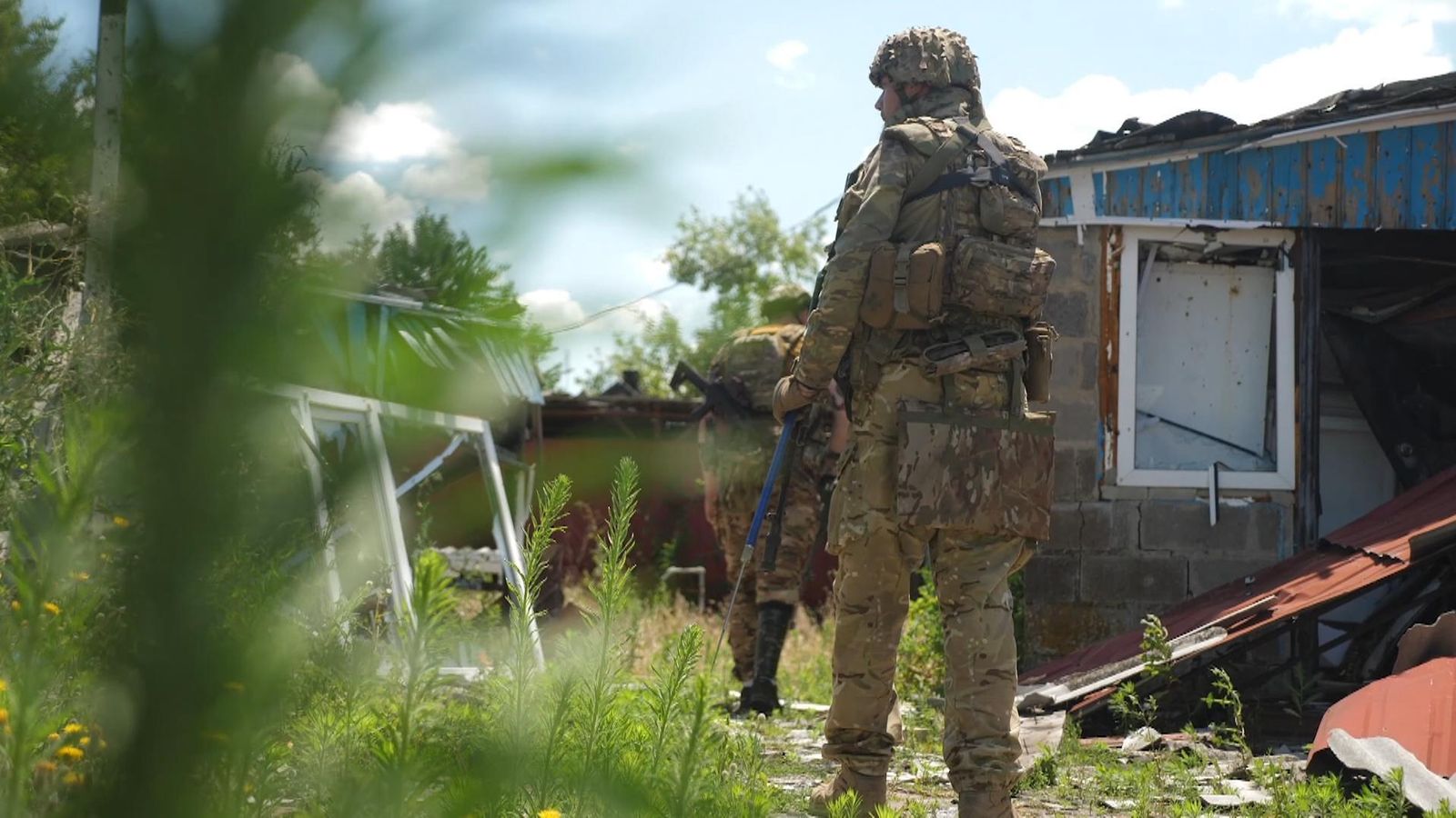 Sky's John Sparks spends time with a demining unit on the frontline of ...