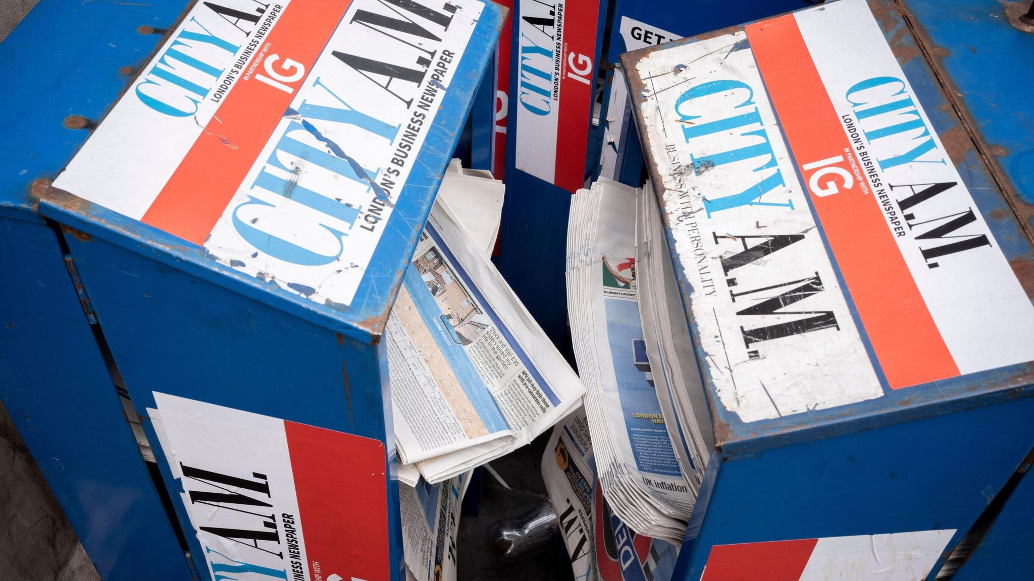 Business newspaper City AM nears administration after month-long ...