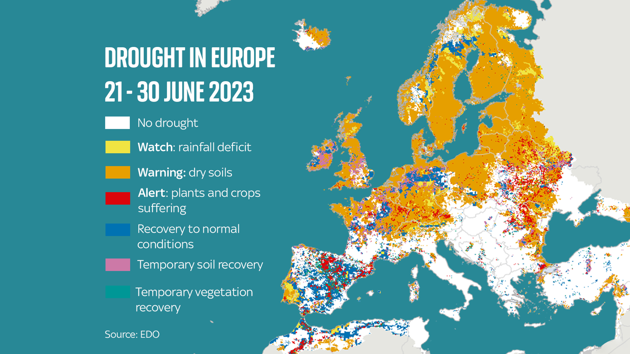 Drought parches nearly half of EU land stoking food production fears ...
